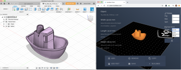 BuildBee | How to 3D print with Fusion 360 on BuildBee